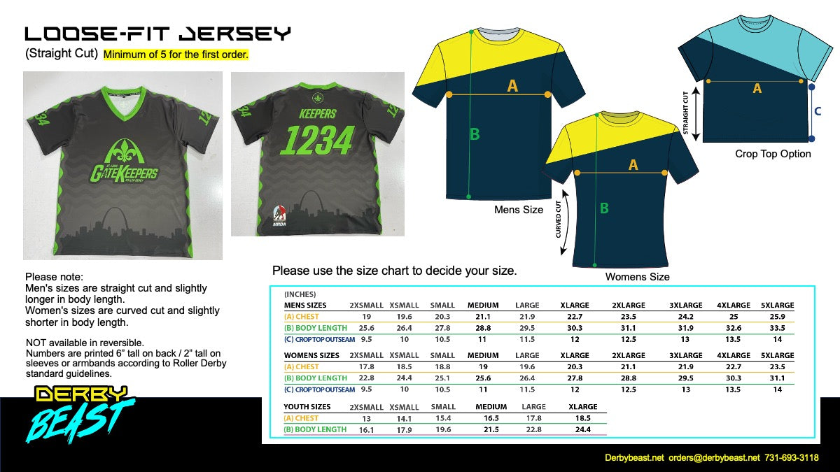 Arch Rival Sleeved Jersey White – DerbyBeast.net