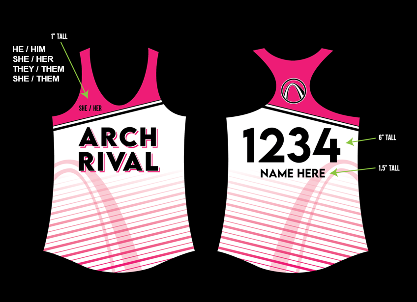 Arch Rival Racerback Tank White – DerbyBeast.net