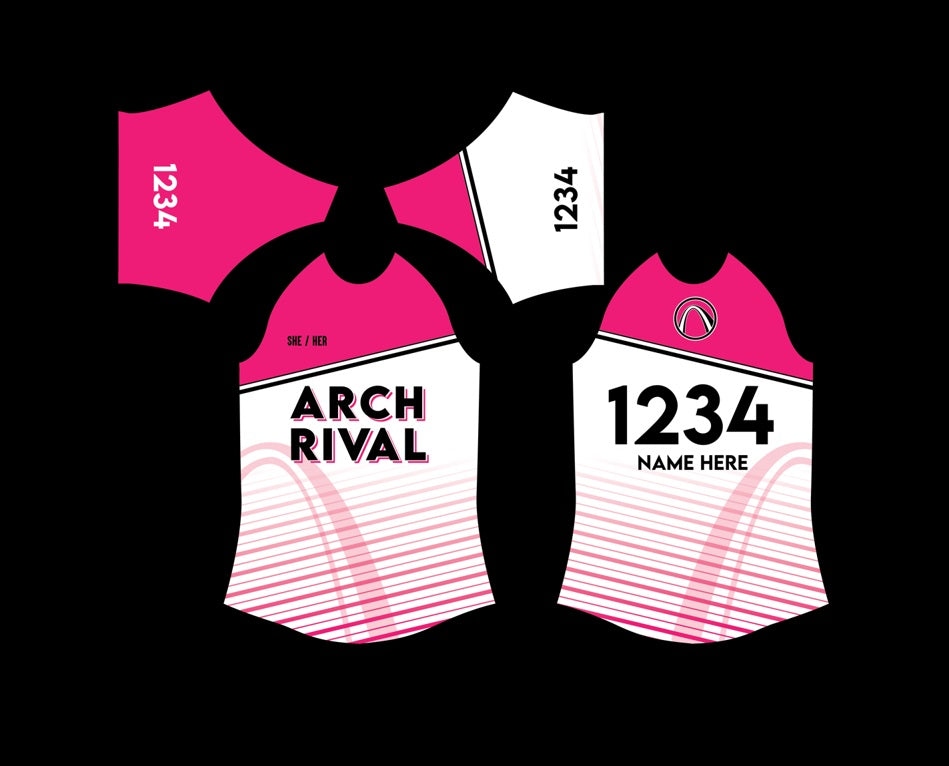 Arch Rival Sleeved Jersey White – DerbyBeast.net